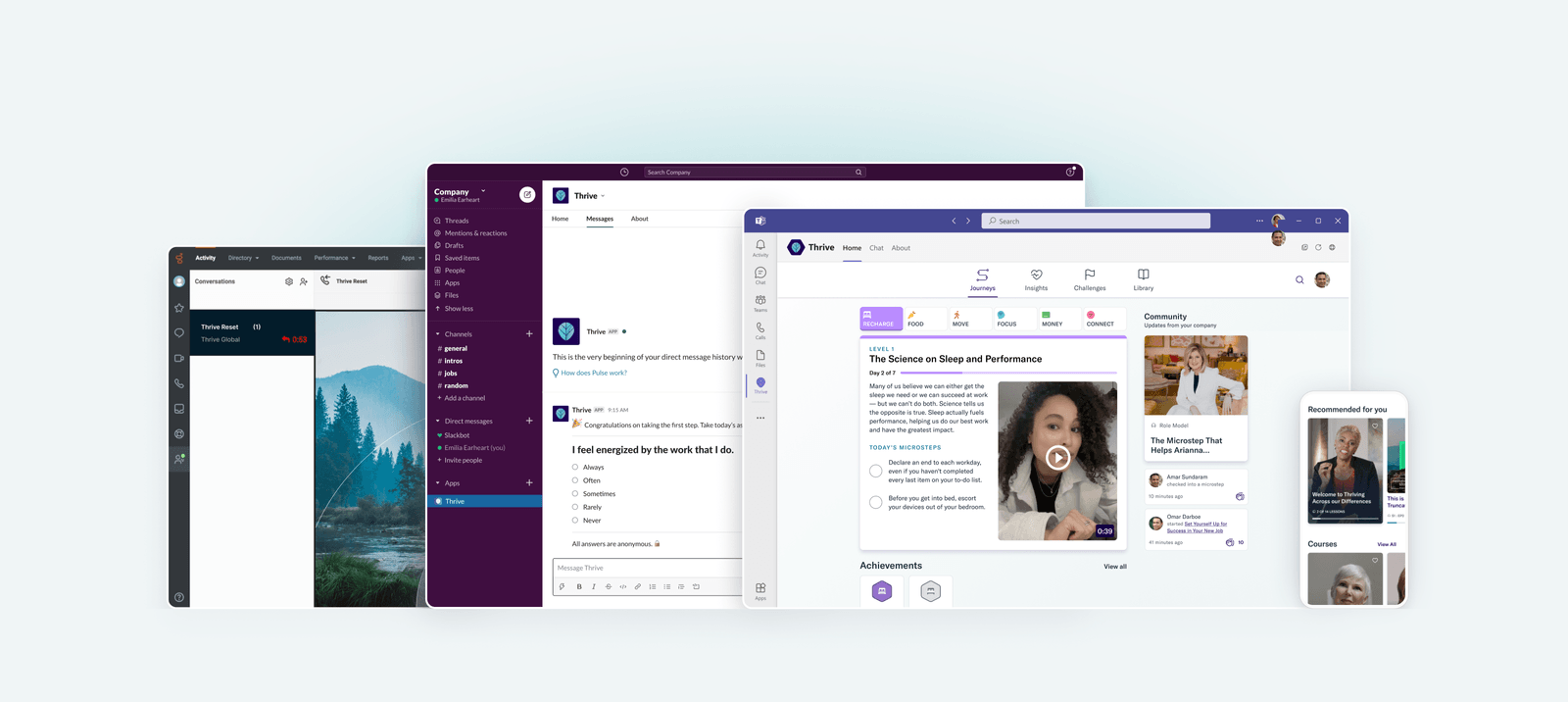 Thrive Global Well Being Behavior Change Platform